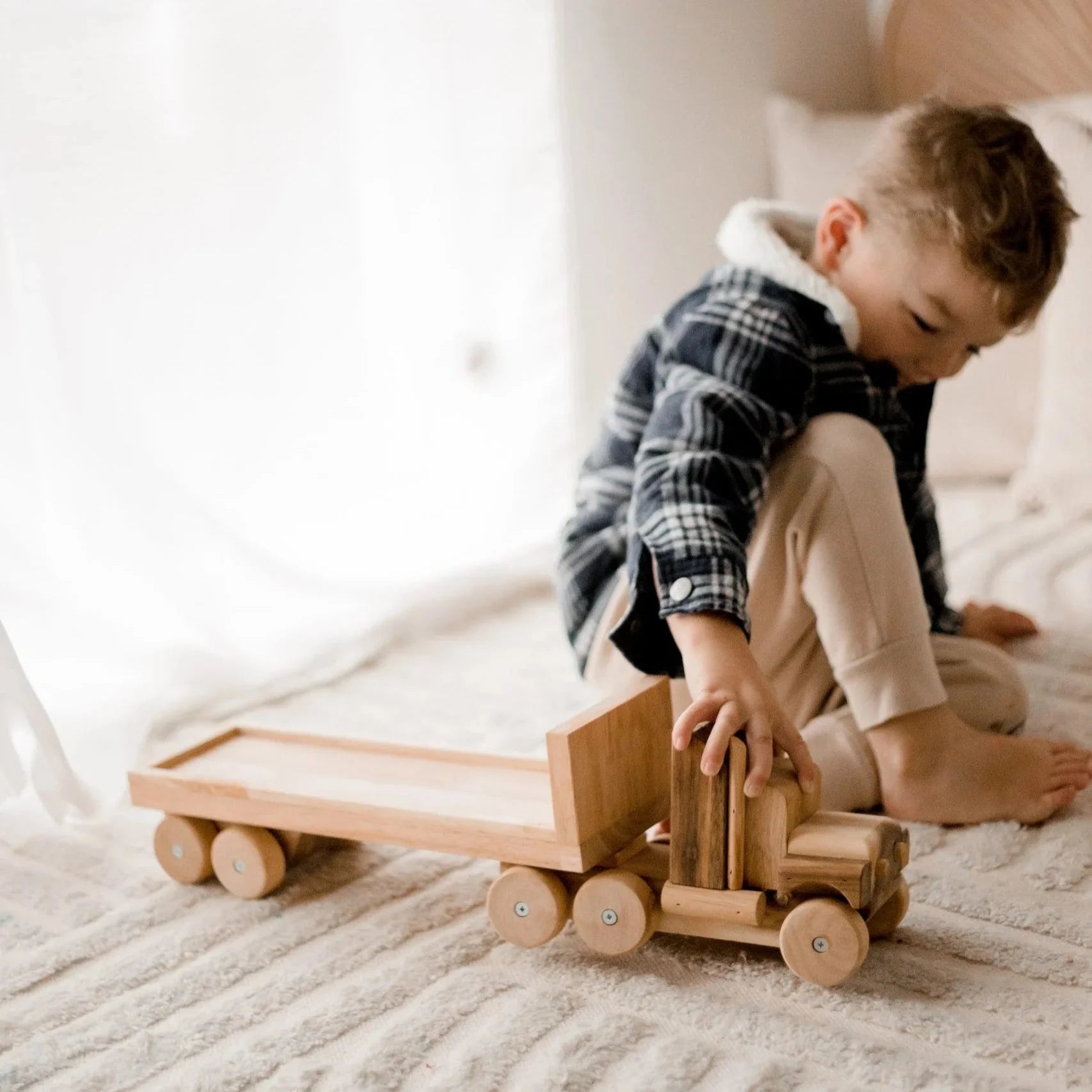 Wooden Vehicle Toys – Curious Moonbeam